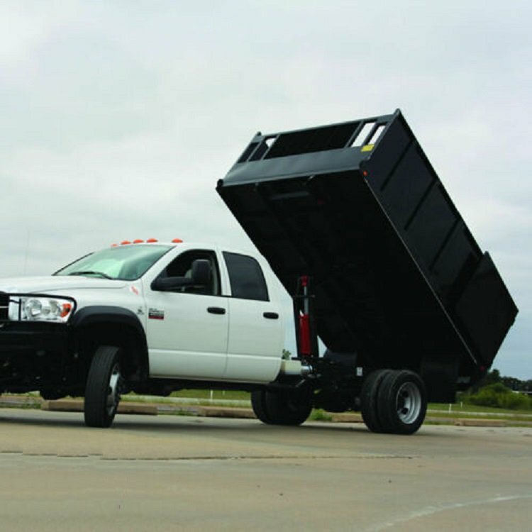 flat bed truck dump kit for 8 to 12 ft beds - 5 ton capacity - power ↑ ...