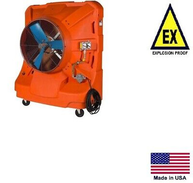evaporative cooler explosion proof - 36" - 45 gal tank - 3125 sq ft ...