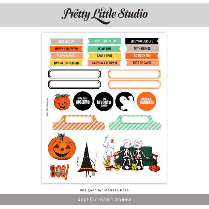 Printable | Woodland Christmas Cut-Aparts - Pretty Little Studio