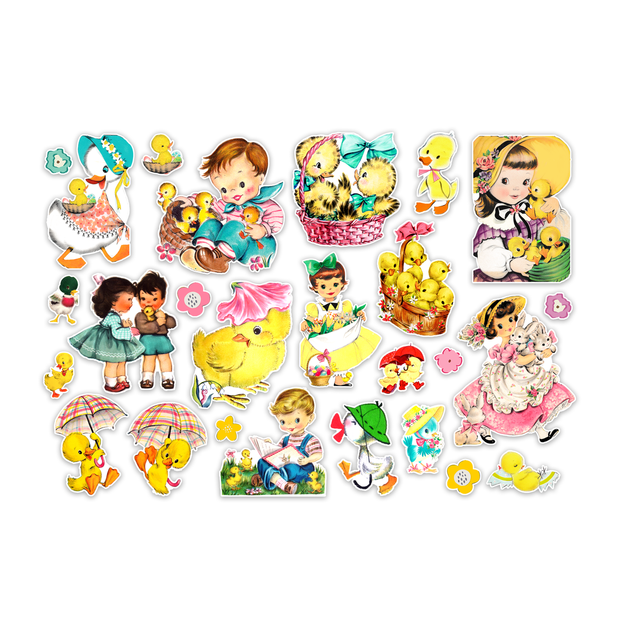Vintage Shoppe - Vintage Die-Cut Packs - Large Die-Cut Packs - Pretty ...