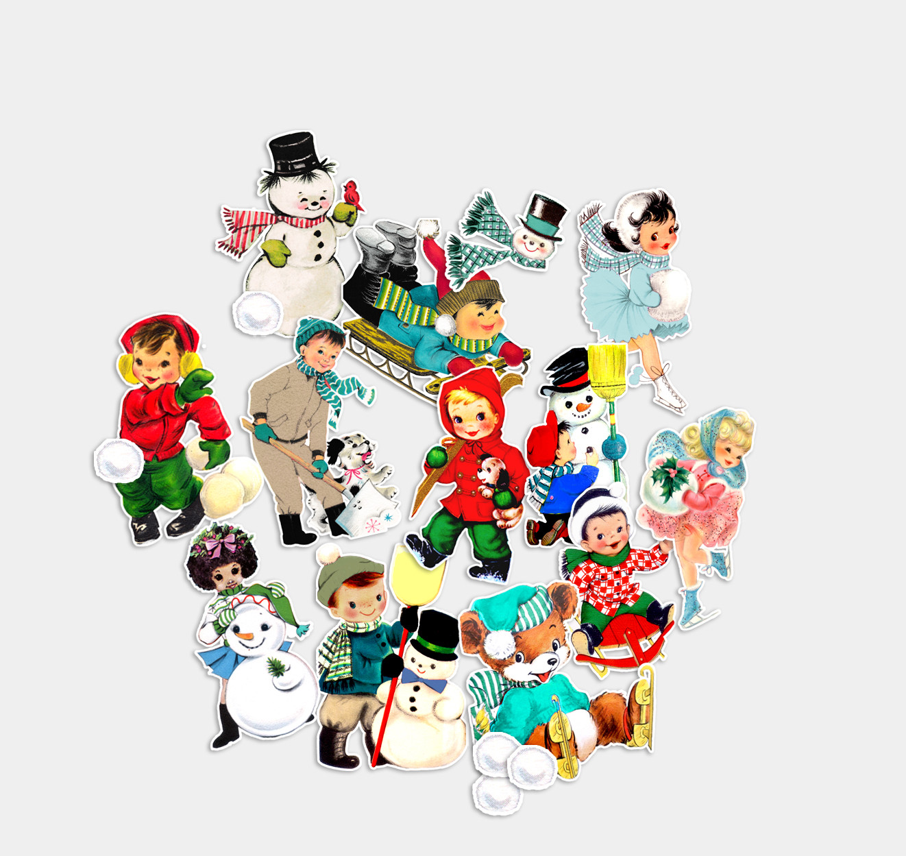Vintage Die-Cuts - Die-Cut Packs - Mini Die-Cut Packs - Pretty Little ...