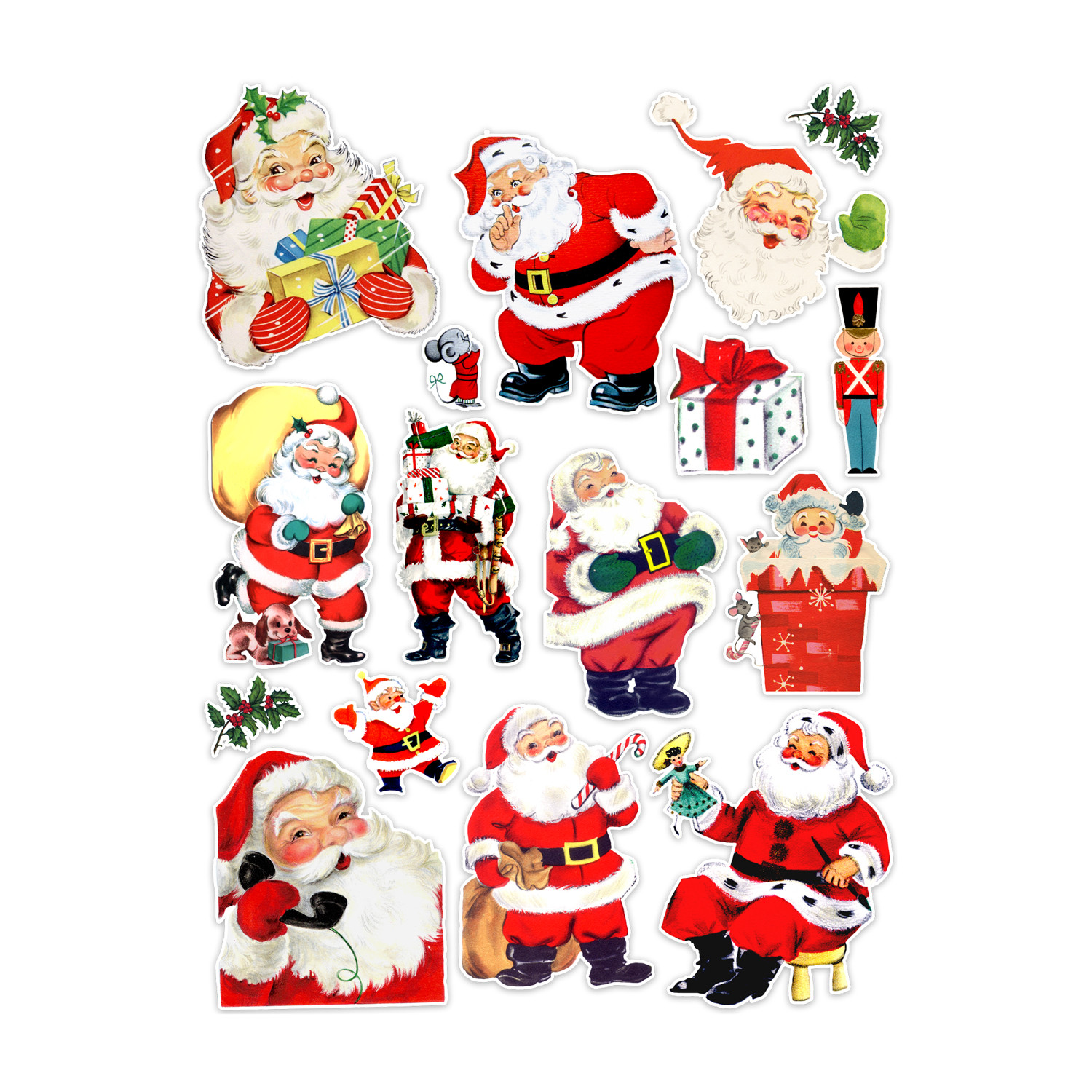 Vintage Die-Cuts - Santa Claus - Pretty Little Studio