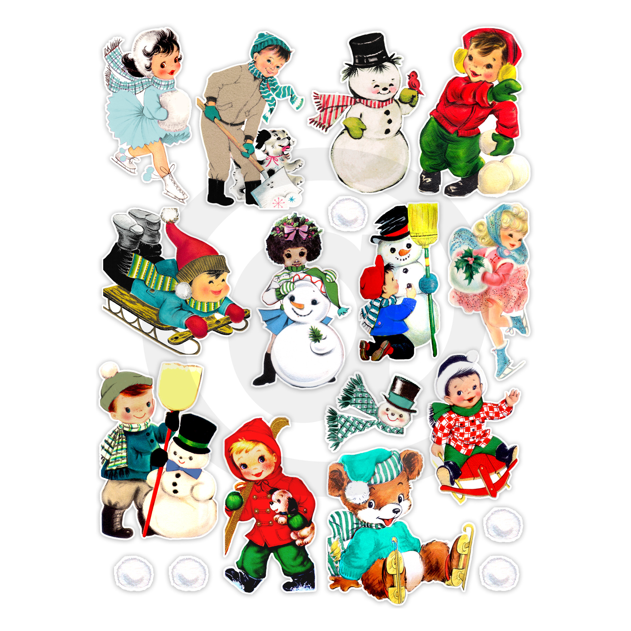 Vintage Die-Cuts - Die-Cut Packs - Mini Die-Cut Packs - Pretty Little ...