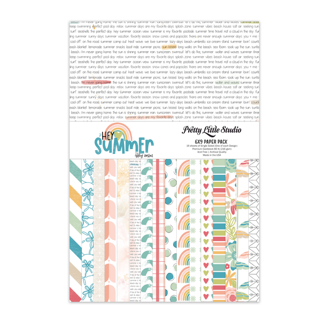 ON SALE - Hey Summer - 50% off - Pretty Little Studio