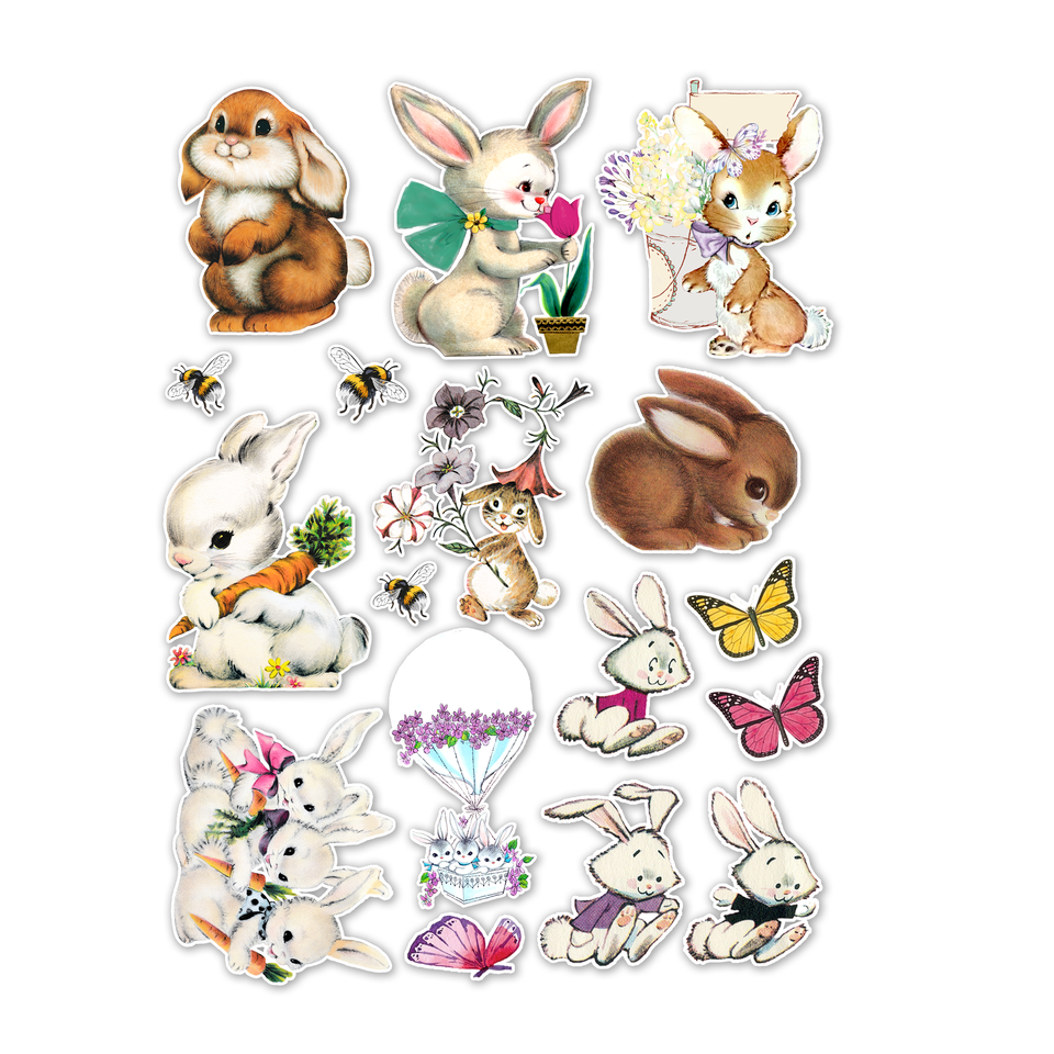 Vintage Shoppe - Vintage Die-Cut Packs - Mini Die-Cut Packs - Pretty ...