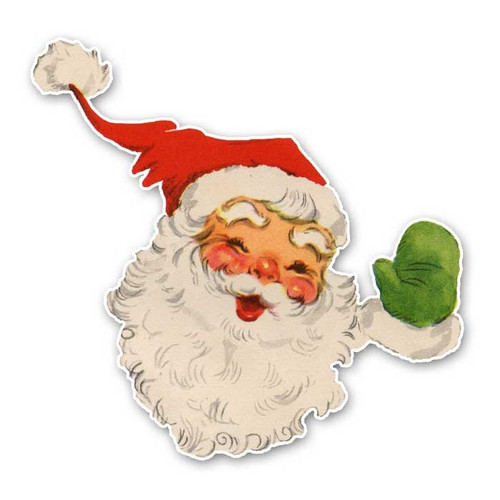 Vintage Die-Cut | Santa #12 - Pretty Little Studio