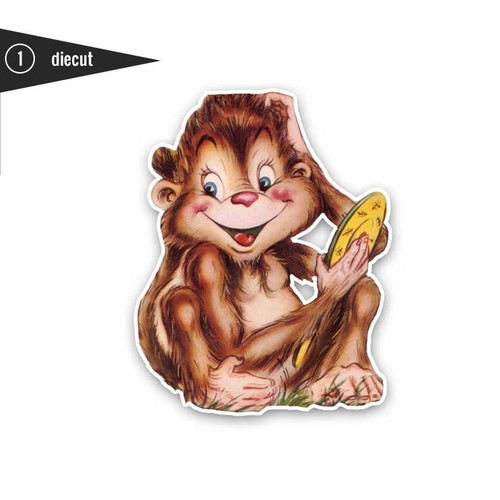 Vintage Die-Cut | Silly Charlie - Pretty Little Studio