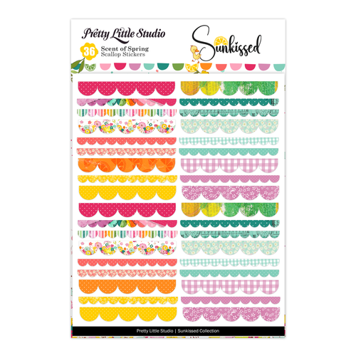 Pretty Little Studio Sunkissed Scallop Stickers