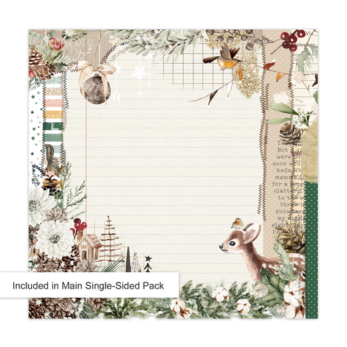 Pretty Little Studio 12x12 Comfort & Joy Pattern Paper