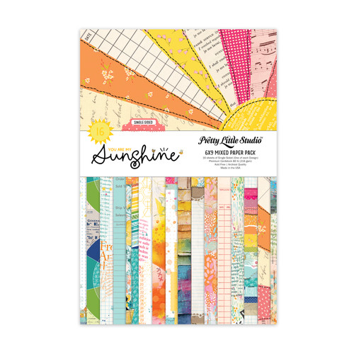 Paper Pack | Sunshine MIXED 6x9 - Pretty Little Studio