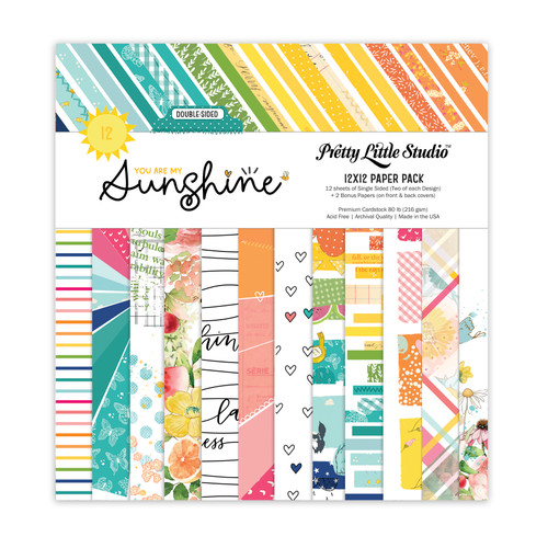 Paper Pack | Sunshine 12x12 Double-Sided - Pretty Little Studio