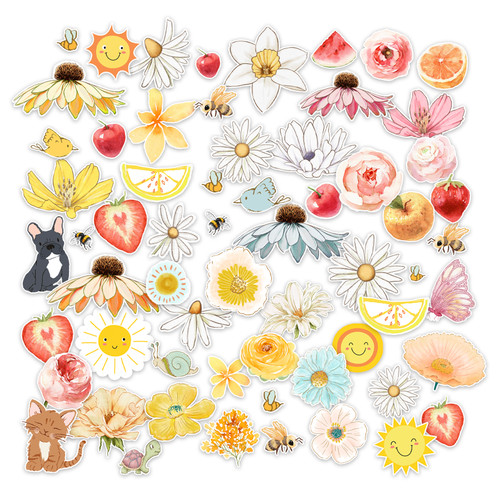 Pretty Little Studio Fruit & Flower Ephemera Pack