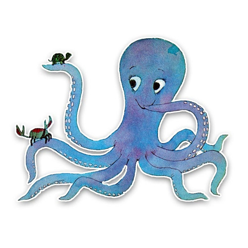 Vintage Die-Cut | Octavia Octopus - Pretty Little Studio
