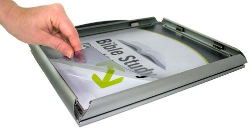 Full Color Sign Inserts for Satin Series Frames