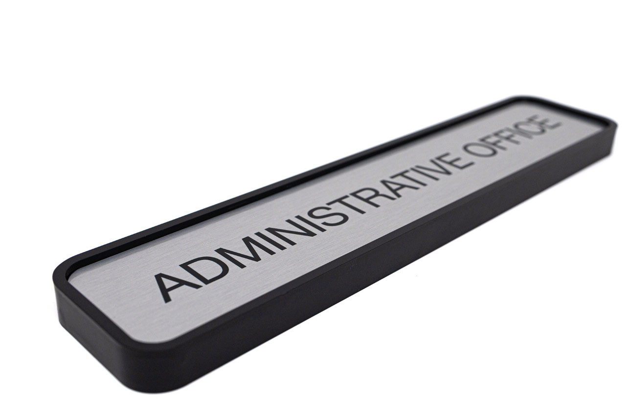 Office Door Name Plates | Metal Office Signage