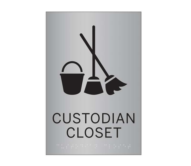 Custodian Room ADA Signs
