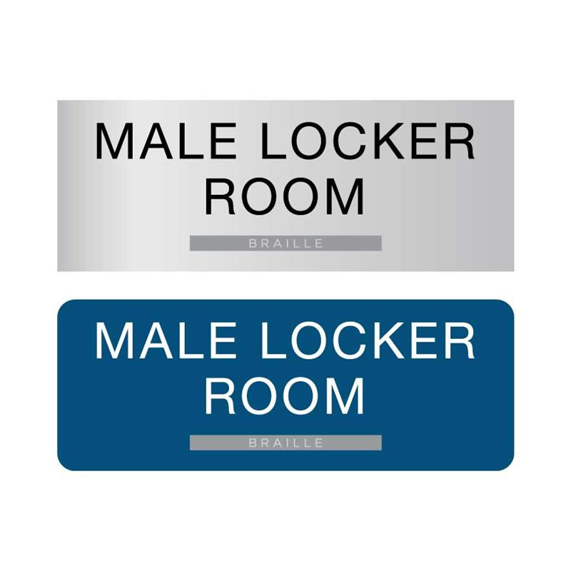Mens Locker Room Signs - ADA Signs