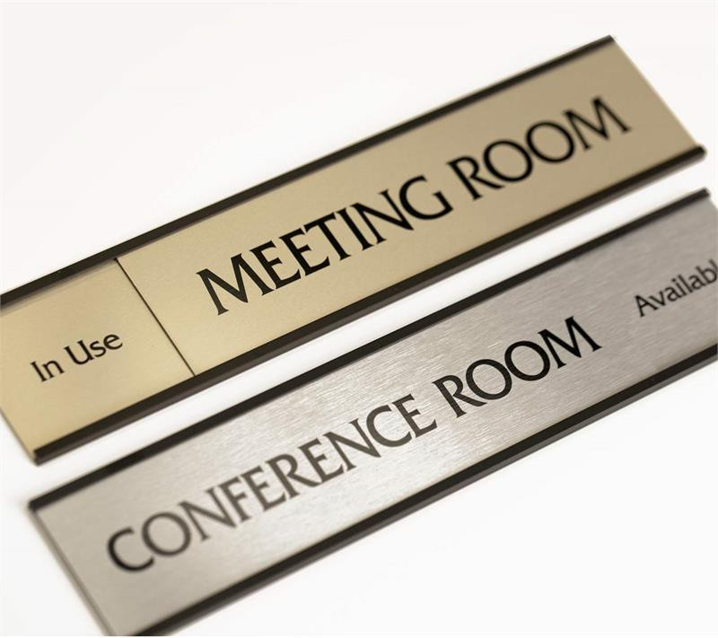 In-Out Sliding Office Signs & Conference Room Door Signs