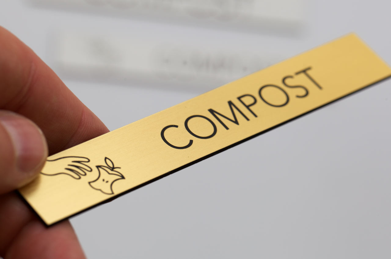 Compost Signs - Engraved