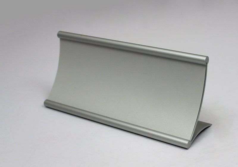 Curved Desk Sign | Modular Sign Systems | Desk Name Plate