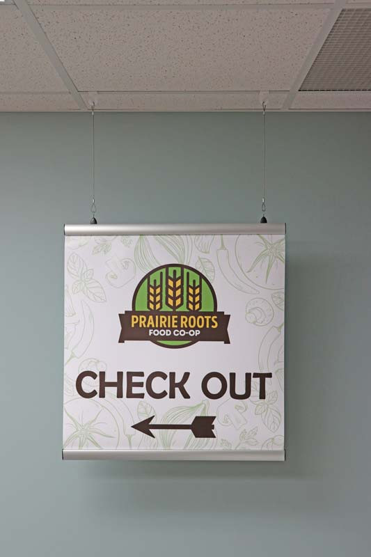 Hanging Poster Display Frame | Interchangeable Sign Frames | Modular ...