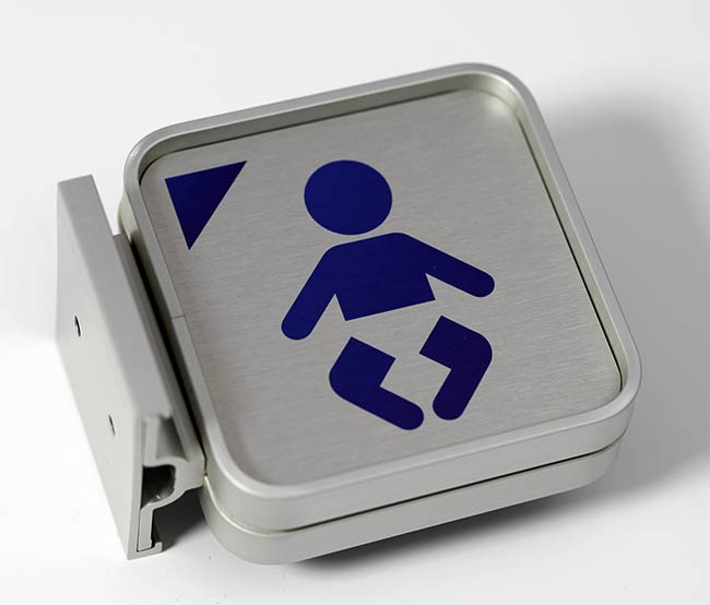 Wayfinding Hallway Signs | 2 Sided Silver Hallway Signs | Medical ...