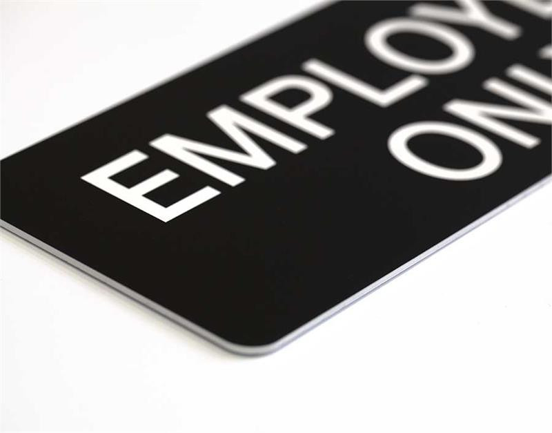 Employees Only Office Signs | Engraved Room Signs