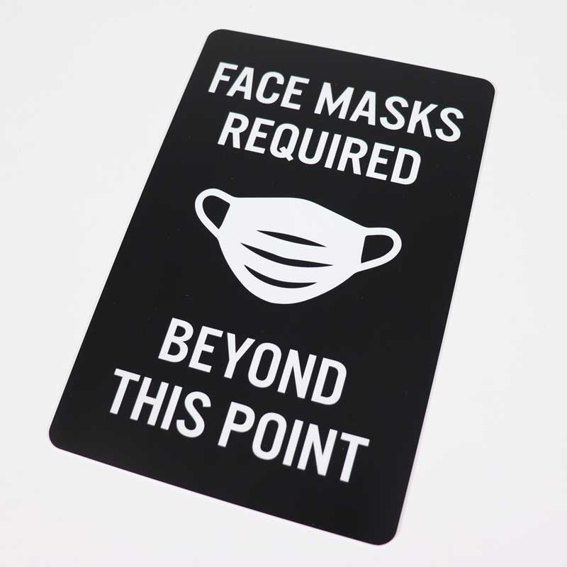 Face Covering Required Sign - Office Sign Company