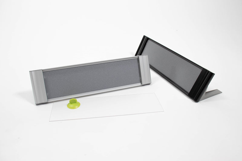 Modular Desk Signs | Metal Desk Frames