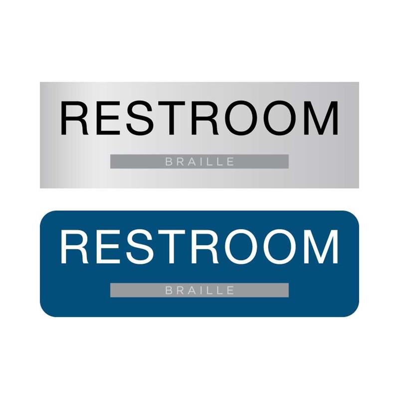California ADA Restroom Signs | CA Braille Bathroom Signs | Men's ...