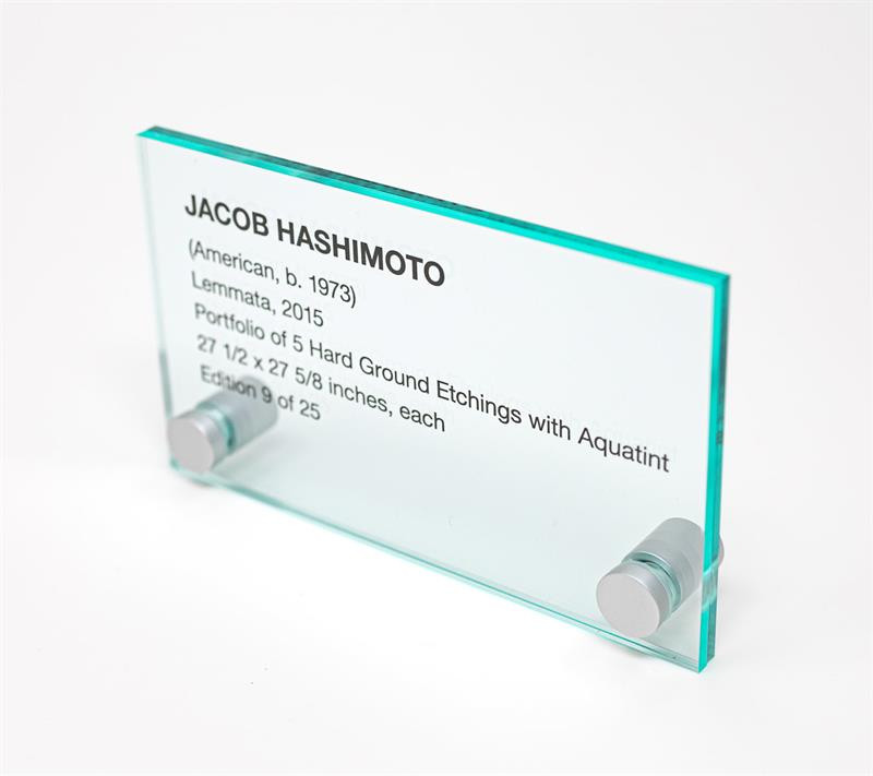 Museum Placards | Gallery Wall Artist Plaque