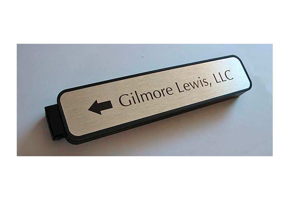 Two Sided Interior Blade Signs and Corridor Signs - Custom Print
