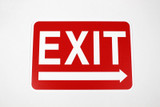 Exit Decals | EXIT Safety Stickers
