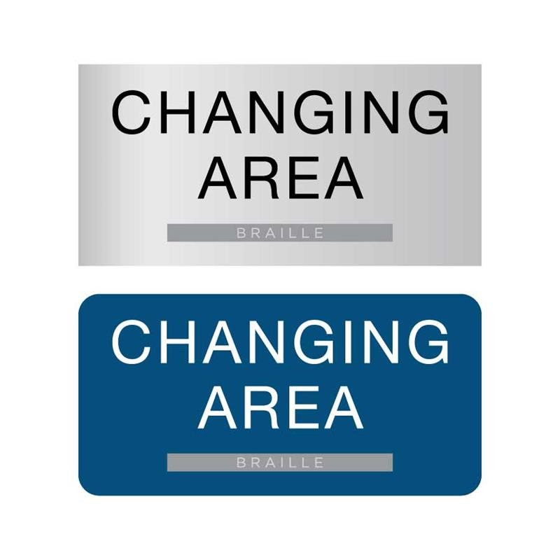 Premium ADA Changing Area Signs | Braille Changing Area Sign