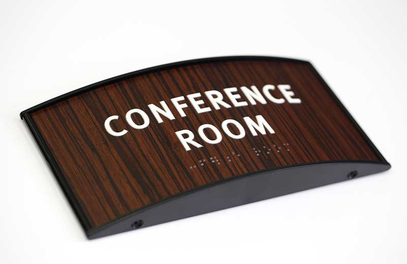 Premium ADA Conference Room Signs | Braille Conference Room Sign