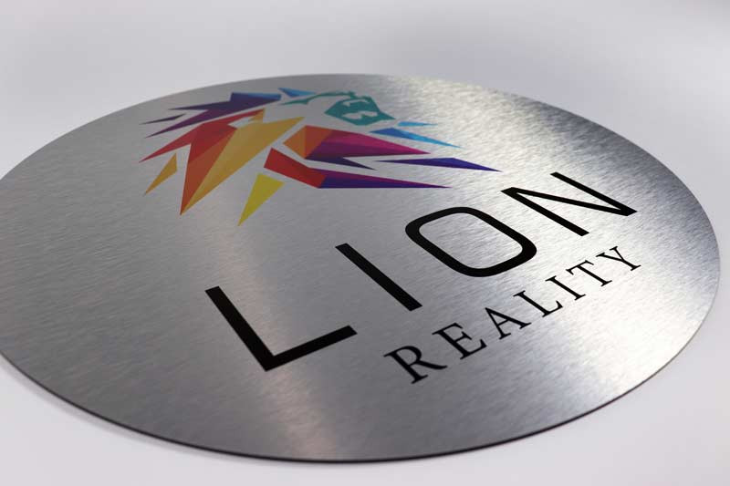 Company Branded Podium Signs | Custom Podium Signs