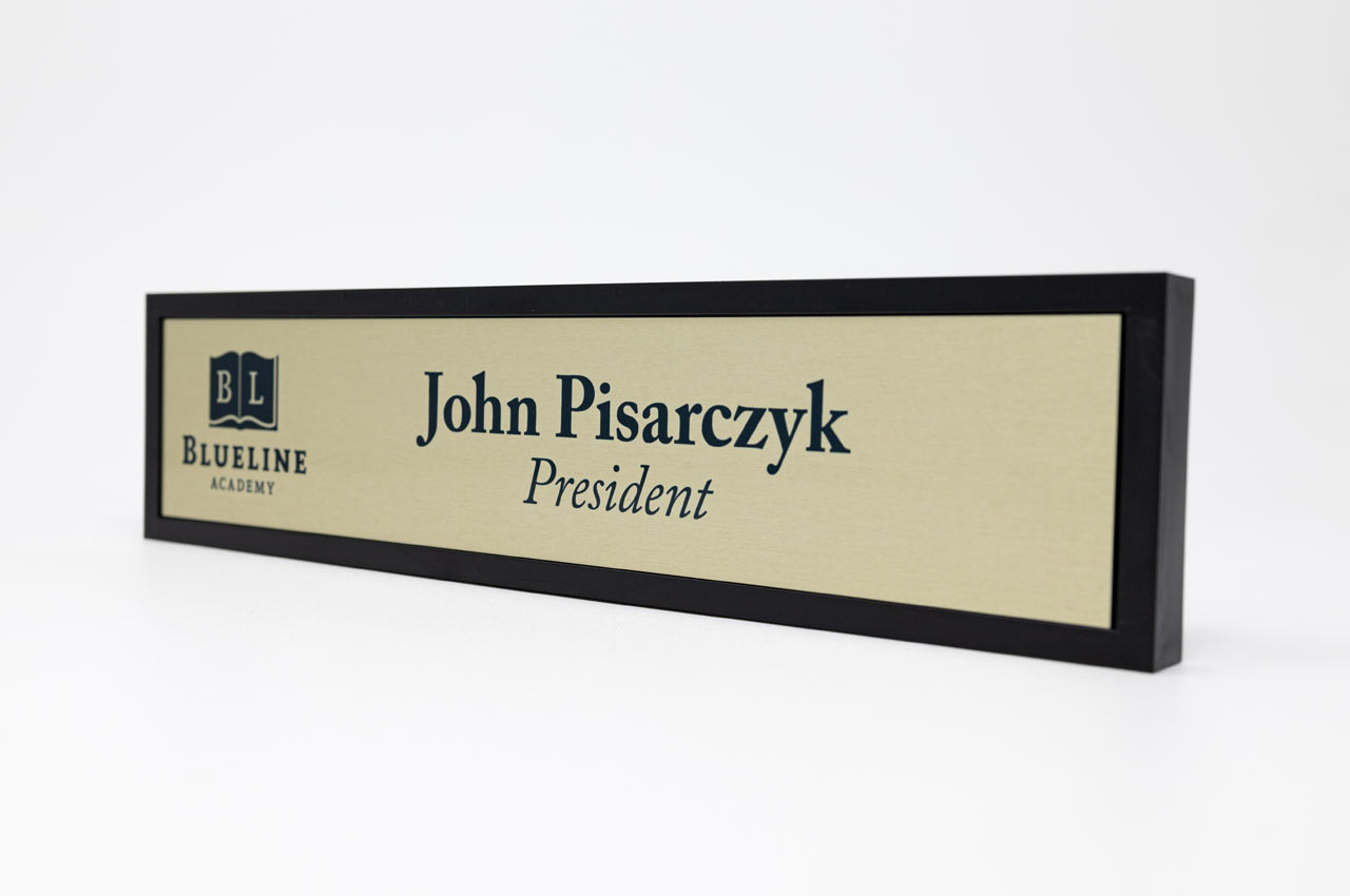 Engraved Office Signs | Interchangeable Name Plates | Engraved Door Signs