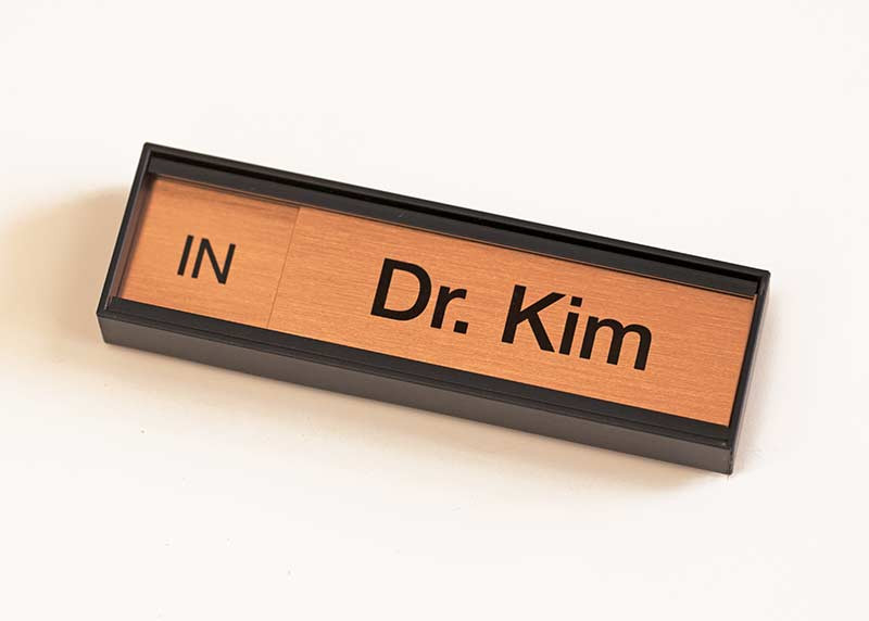 Occupied Signs | Sliding Office Door Signs | Room Availability Door Signs
