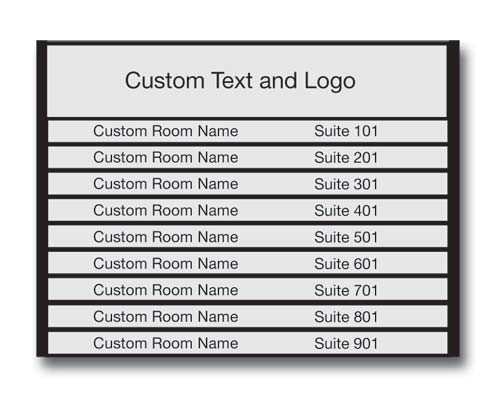 Building Directory Signs | Suite Directory Signs | Office Wayfinding Signs