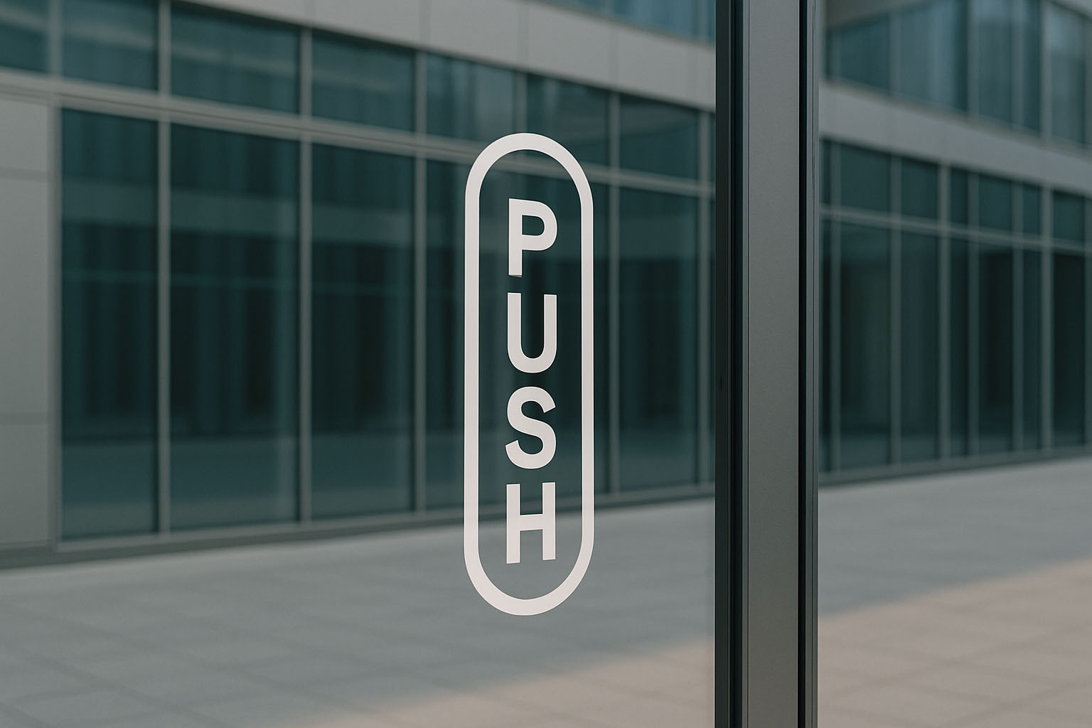 Pull & Push Signs | Office Sign Company