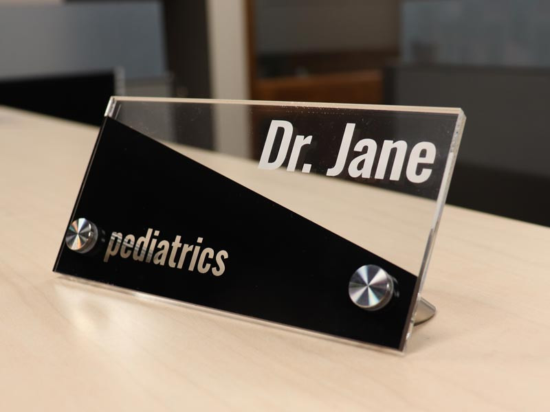Insert Signs | Changeable Insert Office Signs | Teachers Name Signs