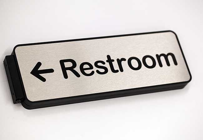 Door Flag Signs | Hallway & Corridor Directional Signage | 2-Sided Flag ...