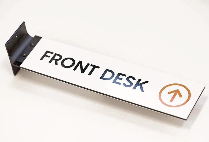 Projecting Wall Signs | 2 Sided Room & Hallway Flag Signs