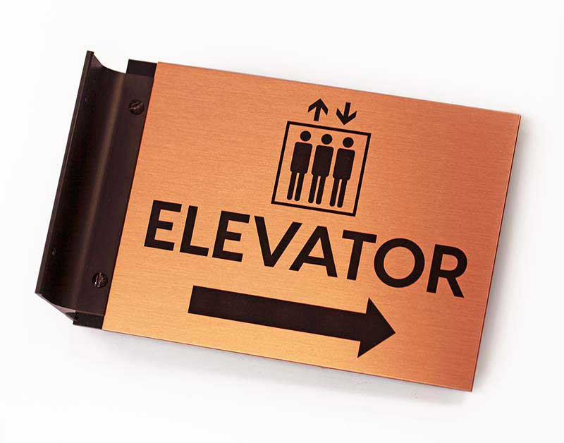 Projecting Wall Signs | 2 Sided Room & Hallway Flag Signs