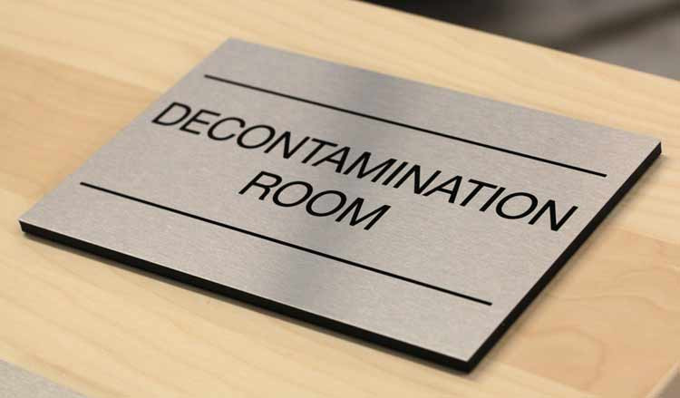 Premium Office Signs | Brushed Metal Door Signs | Corporate Office Signs
