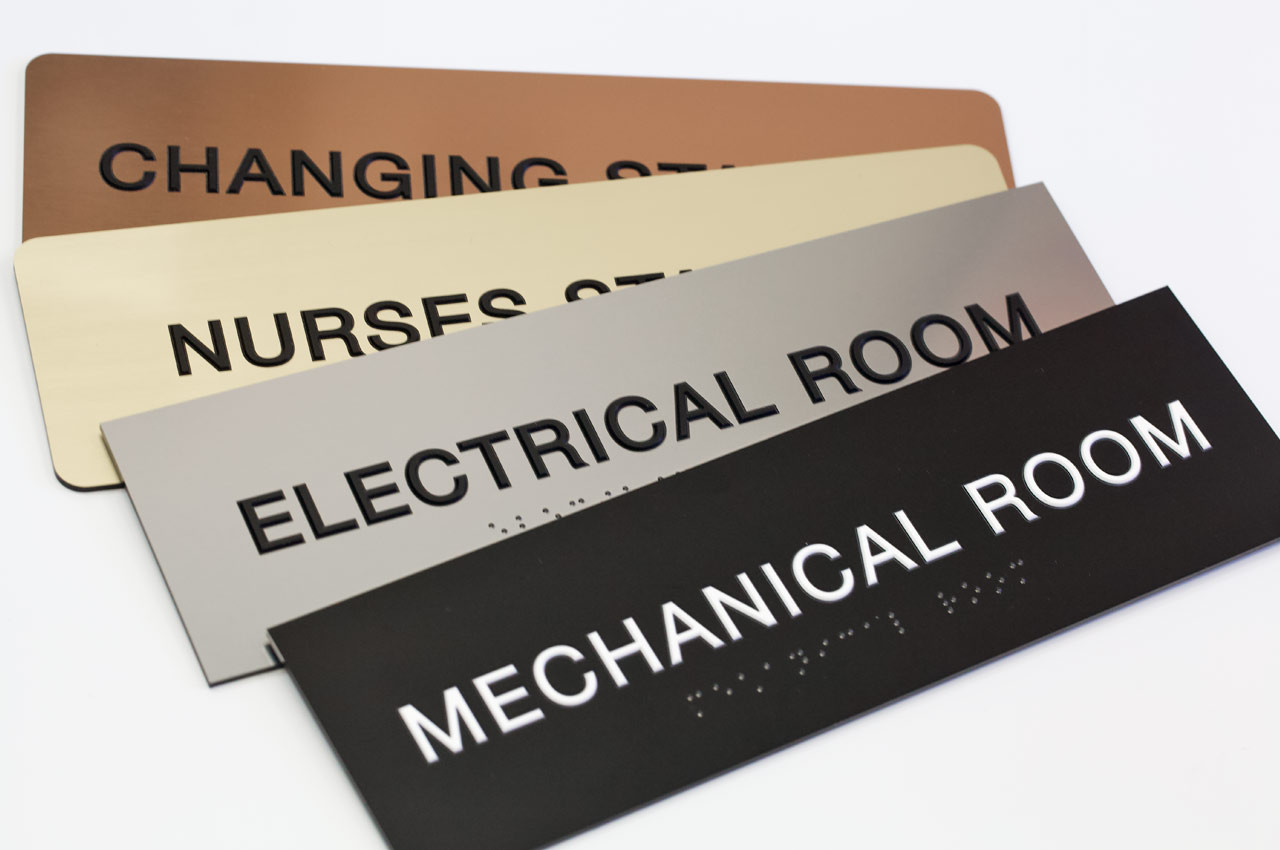 ADA Braille Signs - 11" x 3.25"