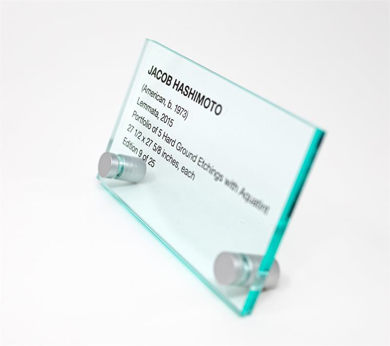 Museum and Painting Name Placards