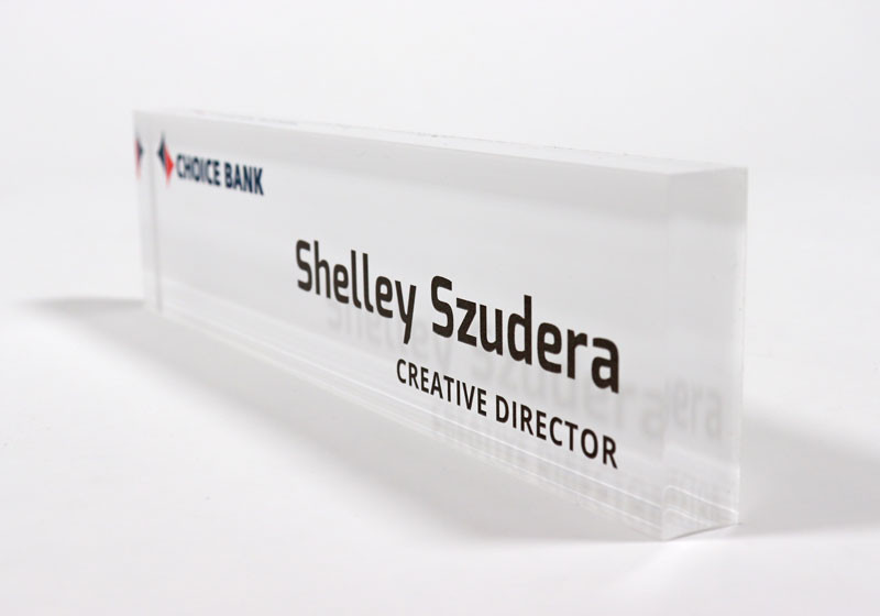 Fun Reception Desk Signs | Colorful Employee Desk Signs