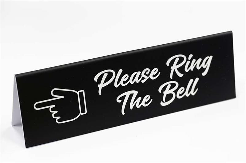 Please Ring Bell Signs - Office Sign Company
