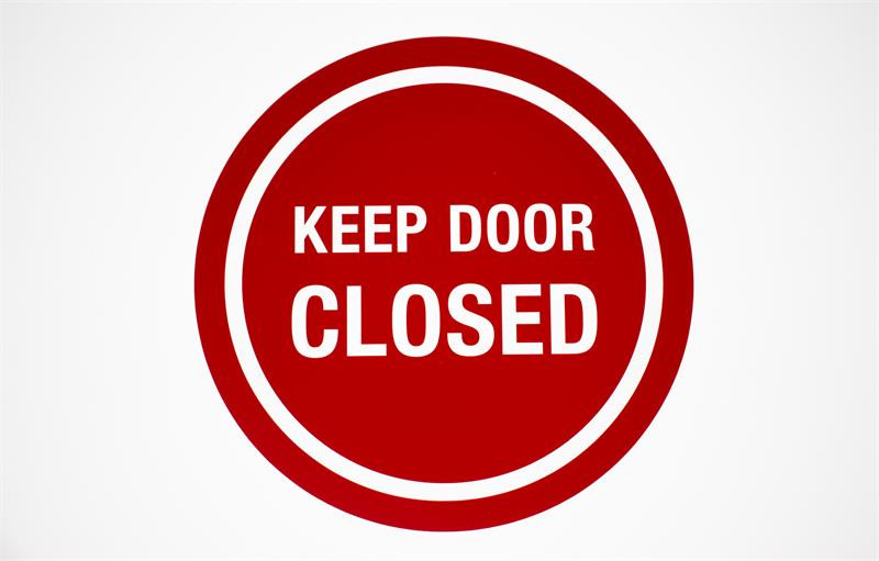 Keep Door Closed | Office Door Signs